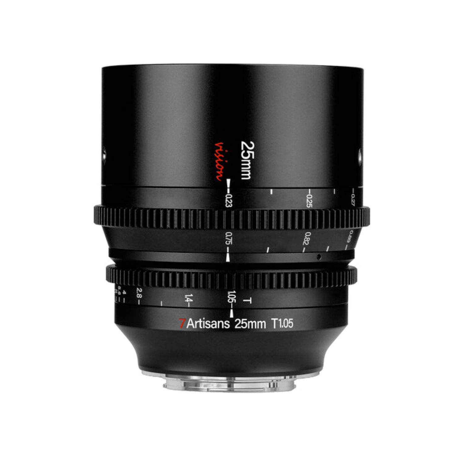 7artisans 25mm T1.05 Cine Lens – APS-C Manual Focus Prime Lens