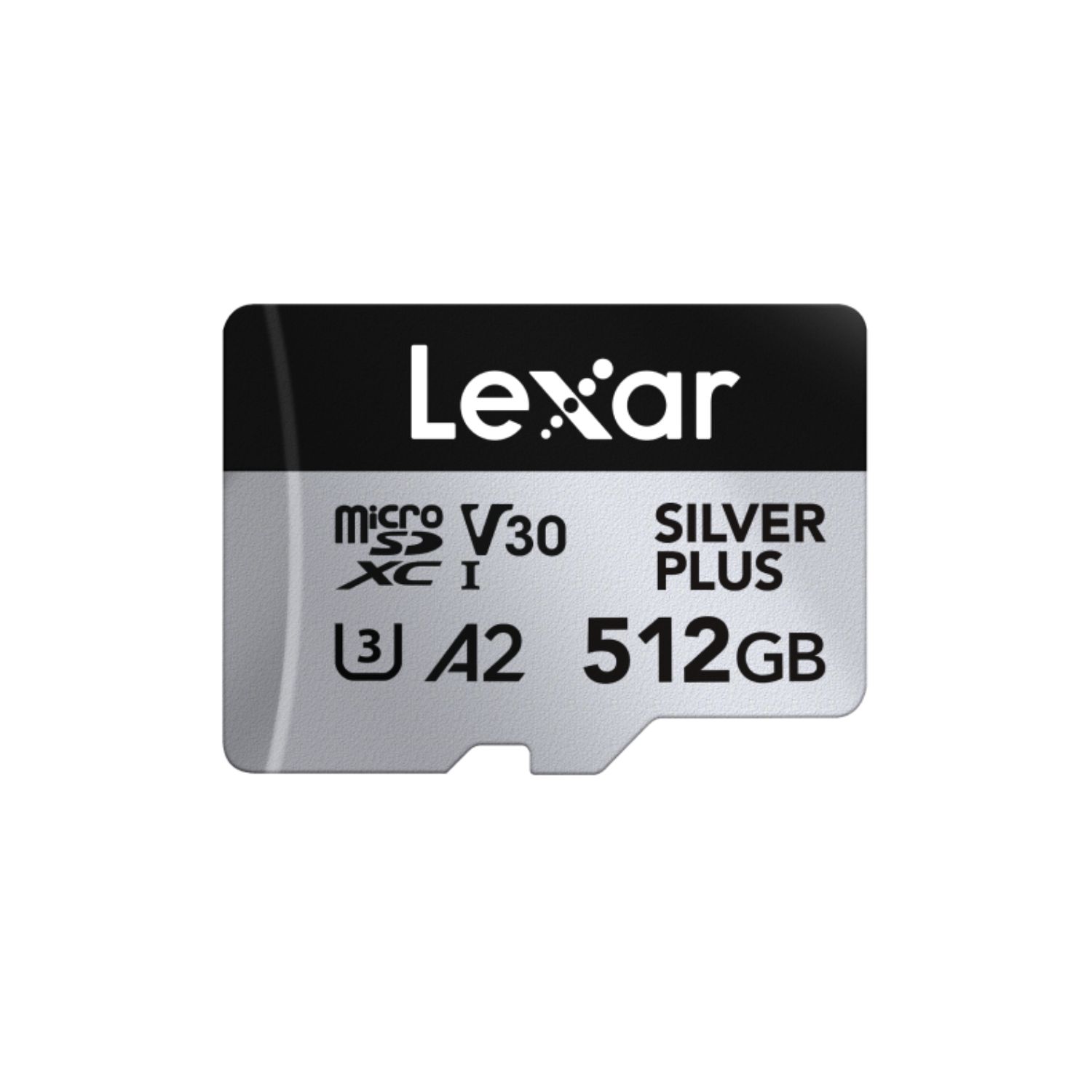 Lexar 512GB MicroSD Silver Plus Memory Card | Foto Centre India